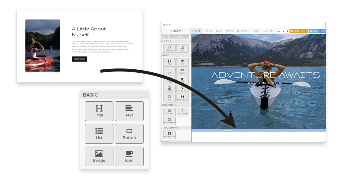 Insty - Web hosting that helps creators earn more.